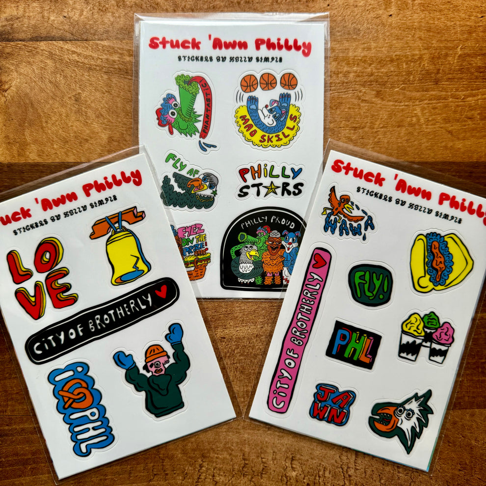 Philly Sticker Sheets – Philadelphia Independents